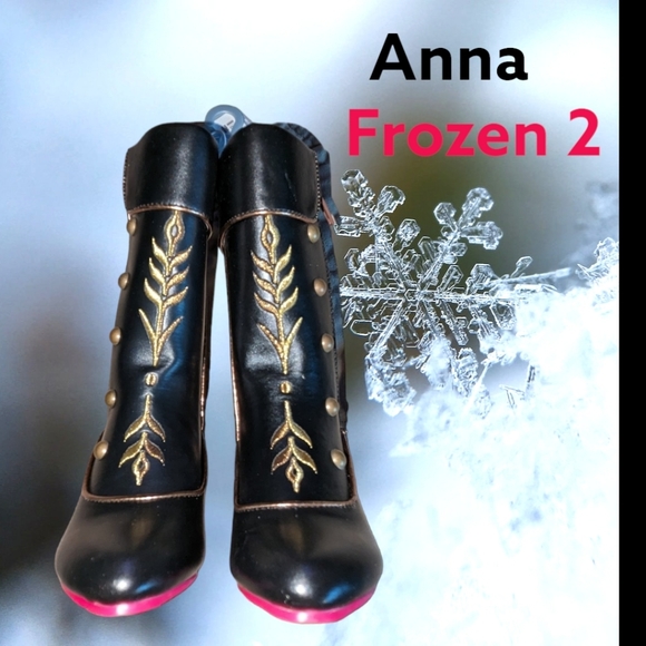 Disney | Shoes | Disneys Anna Frozen 2 Boots Nwt | Poshmark